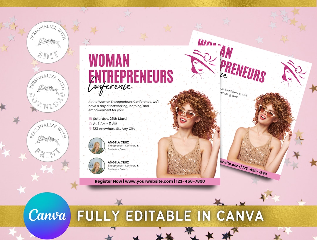 Women Conference Flyer, Women Empowerment Flyer, Women Event Flyer ...