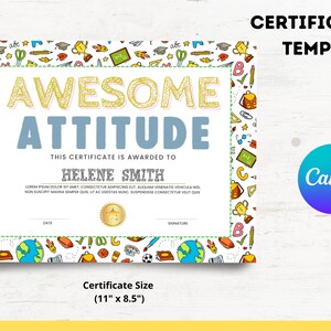 Editable School Awards, End of Year Awards, Personalized School ...
