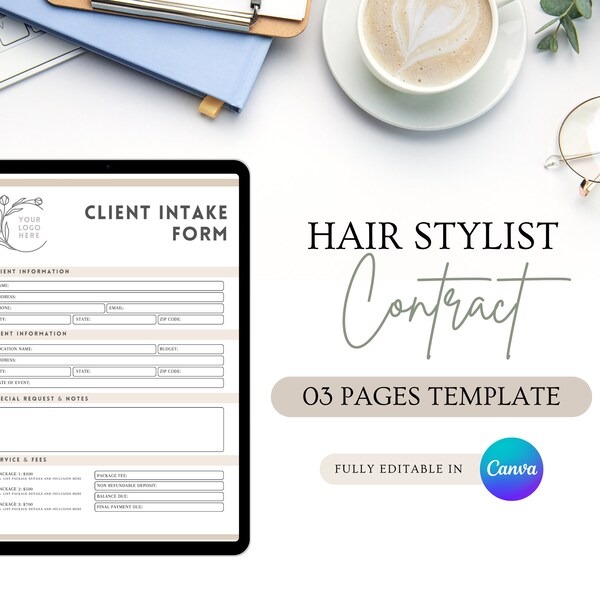 Hair Salon Forms - Etsy