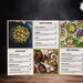 Restaurant Menu Template, Tri-fold Canva Menu Template, Tri-fold ...