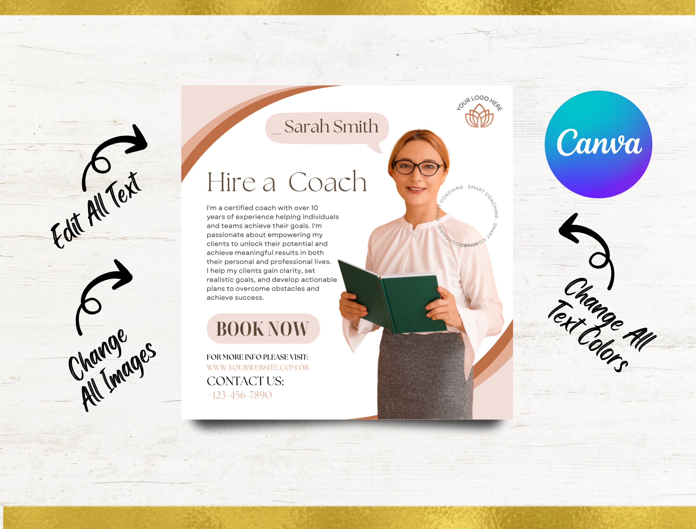 Business Coach Flyer, Business Flyer, Business Coaching, Entrepreneur ...