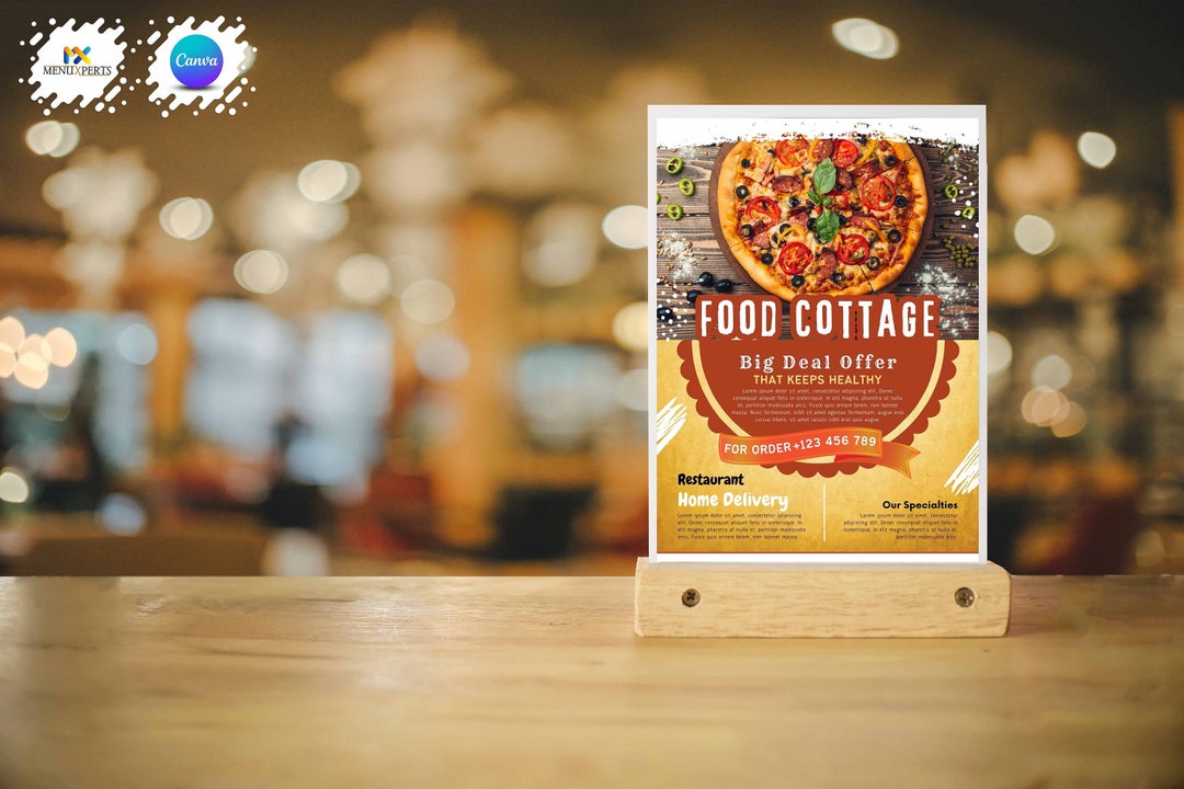 Food Menu Flyer Template, Restaurant Food Flyer, Menu Template, Flyer ...