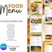 Food Menu Bundle Template, Food Menu Bundle, Food Menu Templates, Food ...