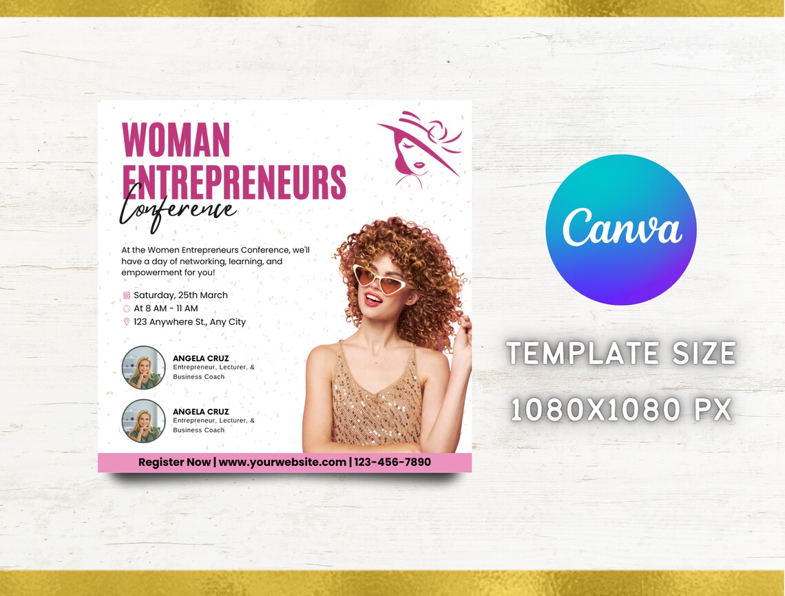 Women Conference Flyer, Women Empowerment Flyer, Women Event Flyer ...