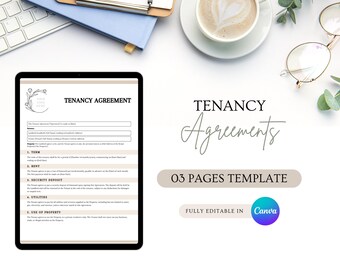 Editable Tenancy Agreement, Tenancy Agreement Template. Simple Tenancy ...