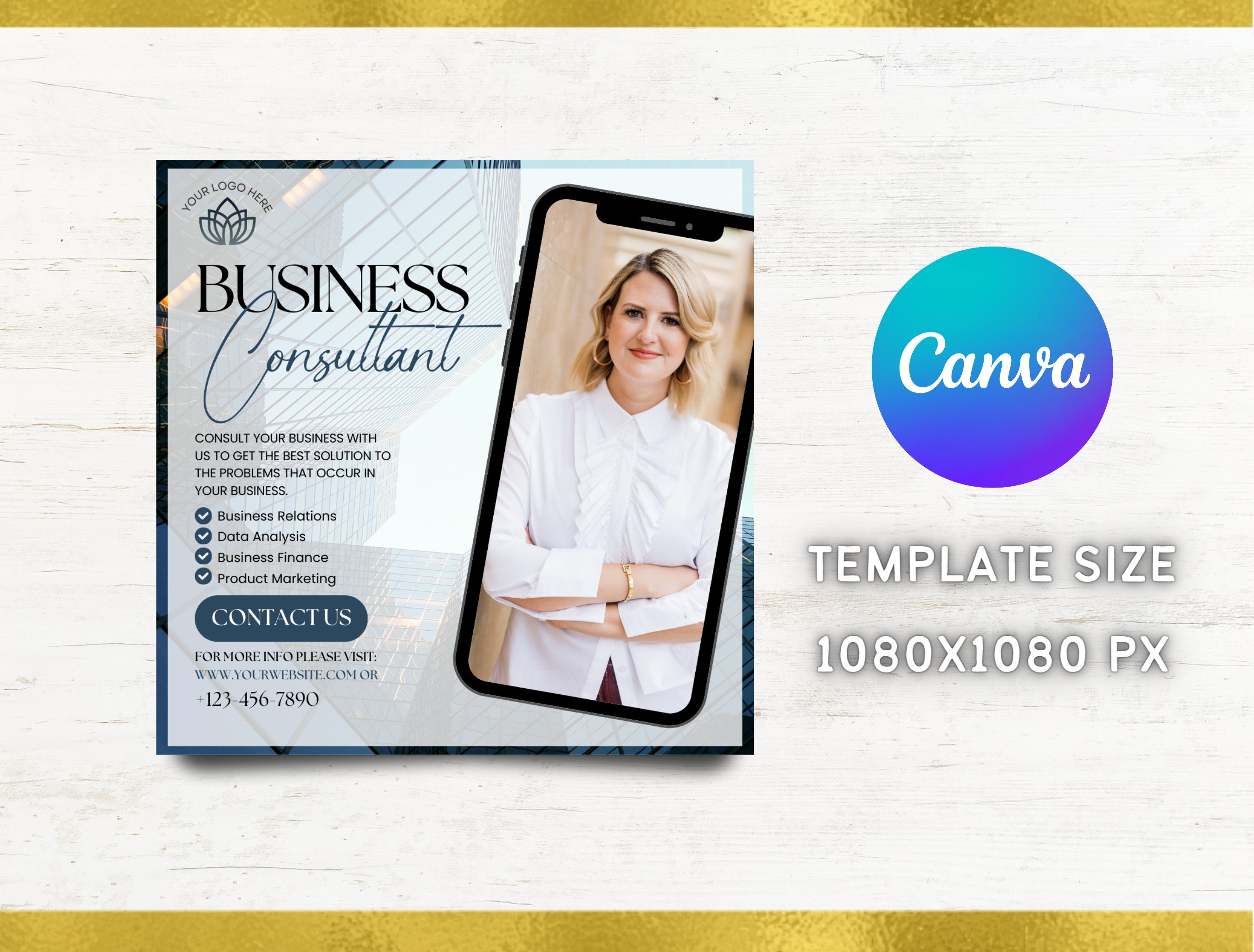 Business Consultation Flyer, Diy Flyer Template Design, Business ...