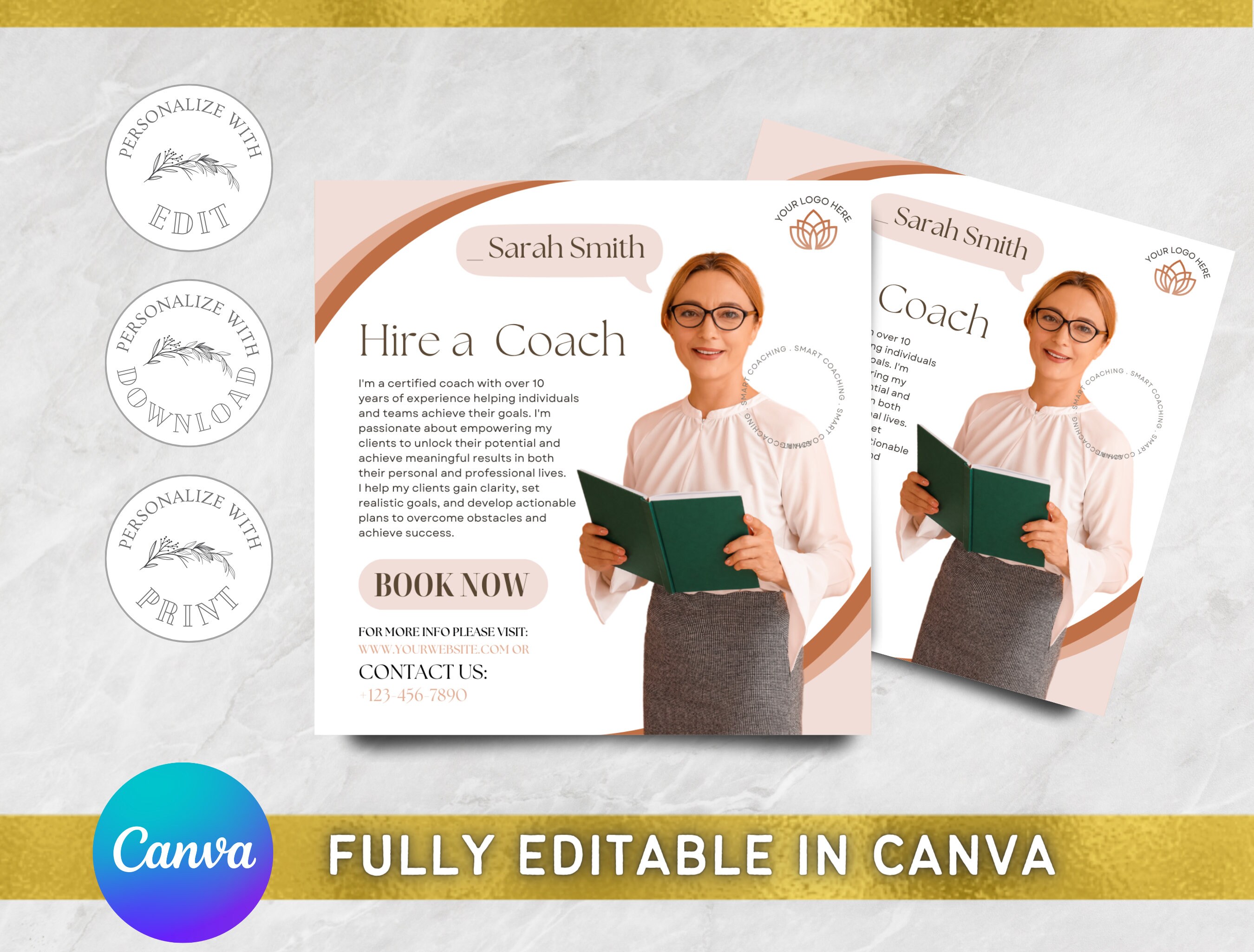 Business Coach Flyer, Business Flyer, Business Coaching, Entrepreneur ...