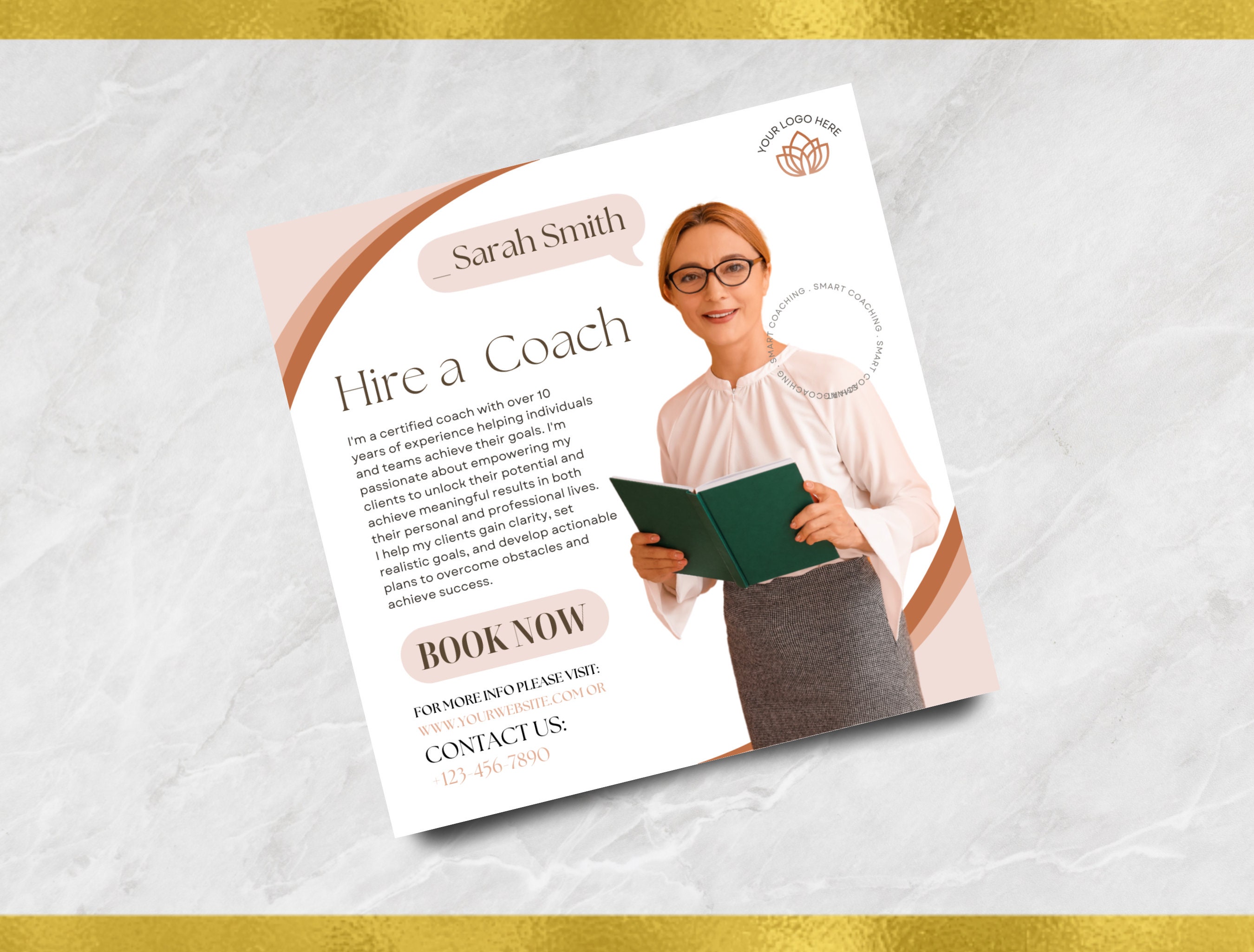 Business Coach Flyer, Business Flyer, Business Coaching, Entrepreneur ...