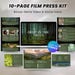 10 Page Film Press Kit Canva Template Film Media Kit Movie Press Kit ...