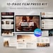 10 Page Film Press Kit Canva Template Film Media Kit Movie Press Kit ...