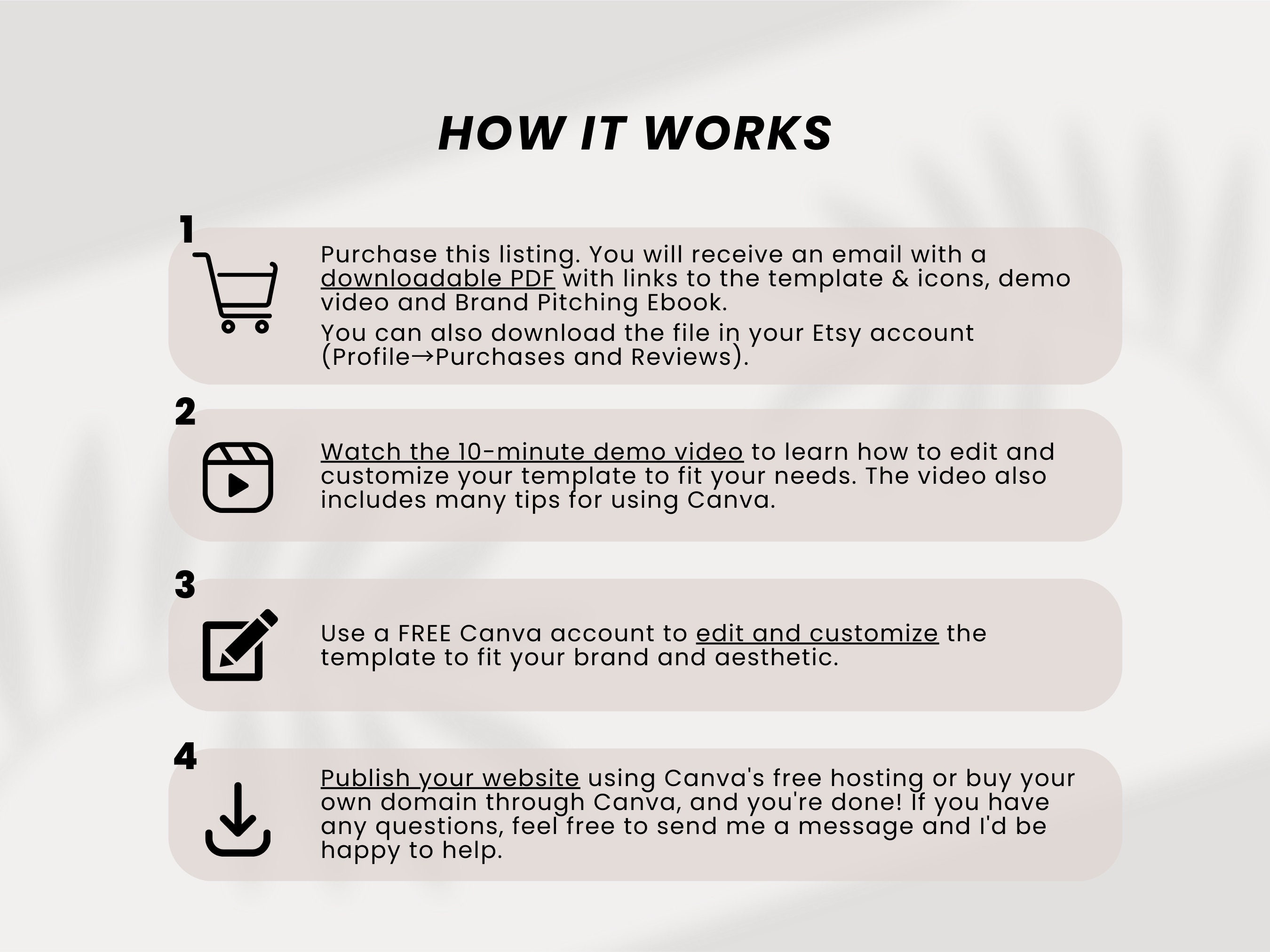 5-page Actor Media Kit Canva Template Actor Press Kit EPK for Actors ...