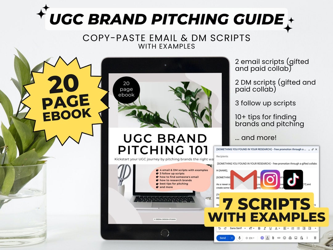 UGC Brand Pitching Guide, UGC Email Pitch Template, Ugc Brand Pitch ...