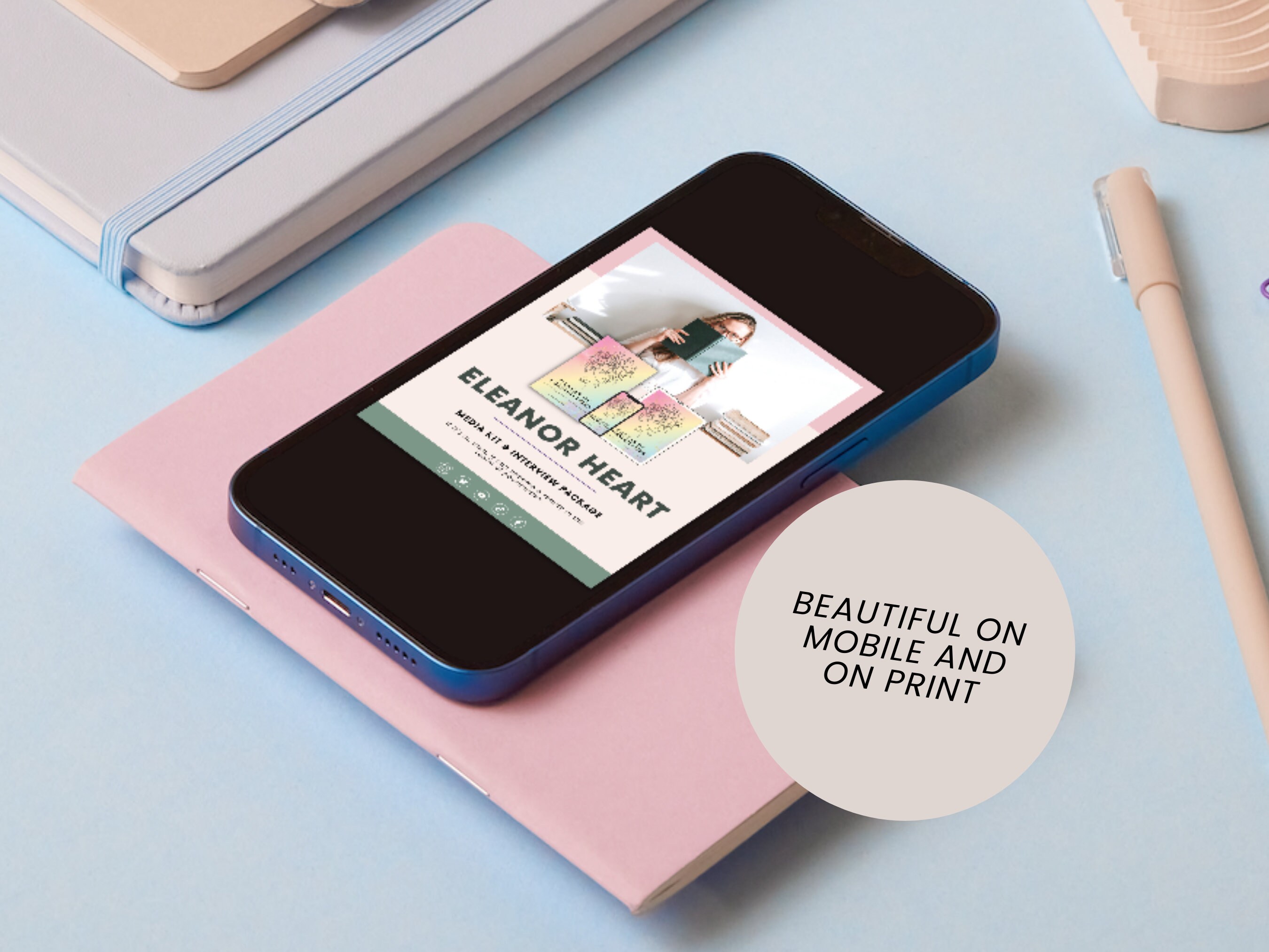 7-page Author Media Kit Canva Template, Author Press Kit, Book Media ...