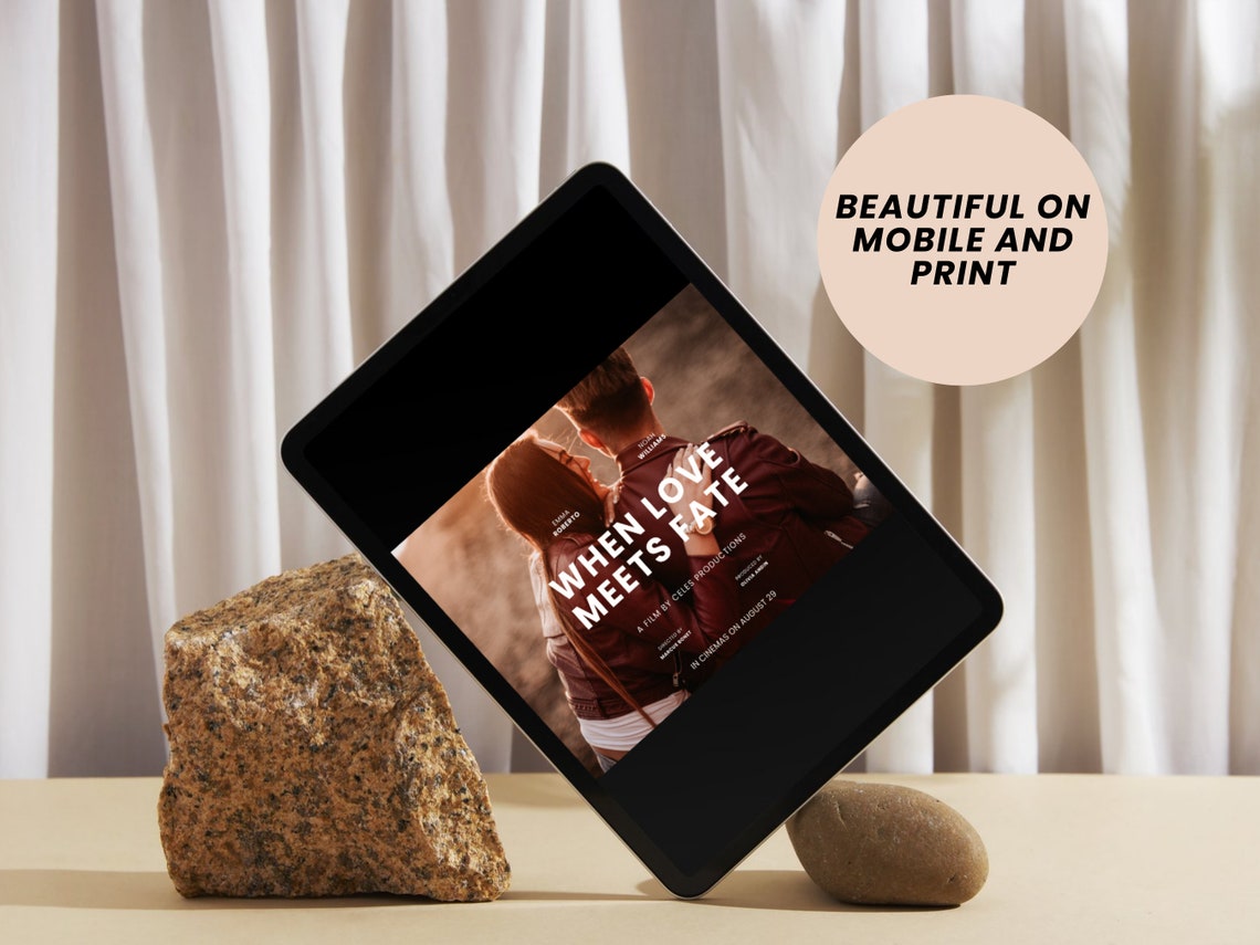 10 Page Film Press Kit Canva Template Film Media Kit Movie Press Kit ...