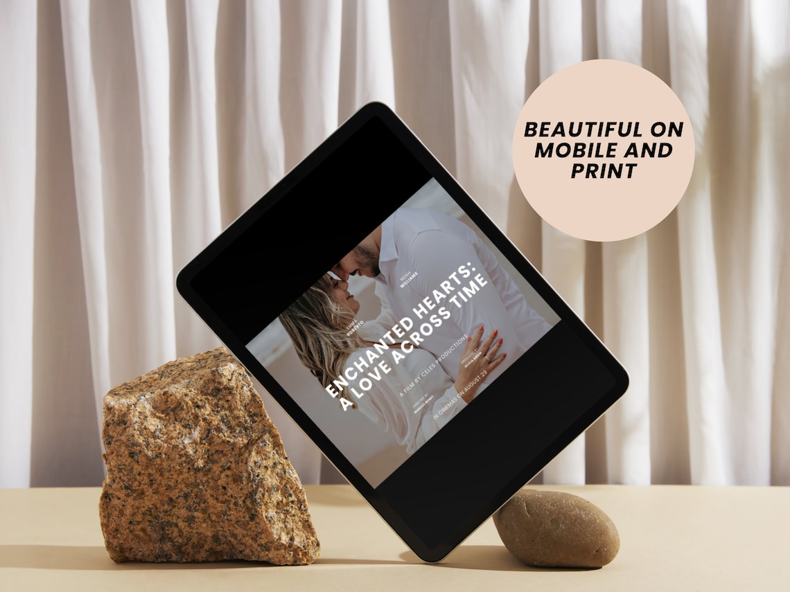 10 Page Film Press Kit Canva Template Film Media Kit Movie Press Kit ...