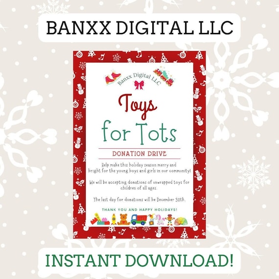 Toys For Tots Template
