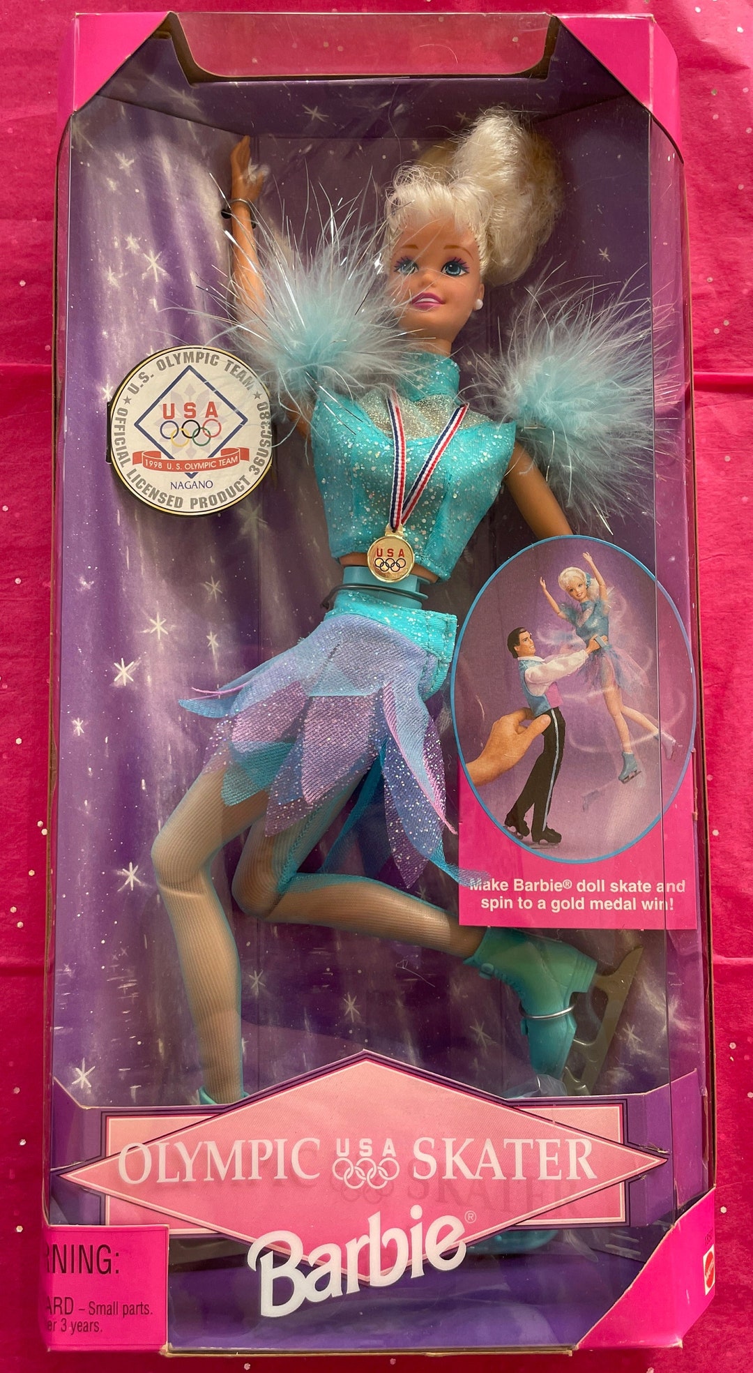 1997 Olympic Skater Barbie, Tara Lipinski World Champion Figure Skater ...