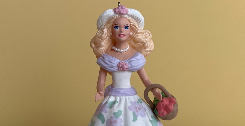 1995 Springtime Barbie Hallmark Keepsake Ornament 1st in - Etsy