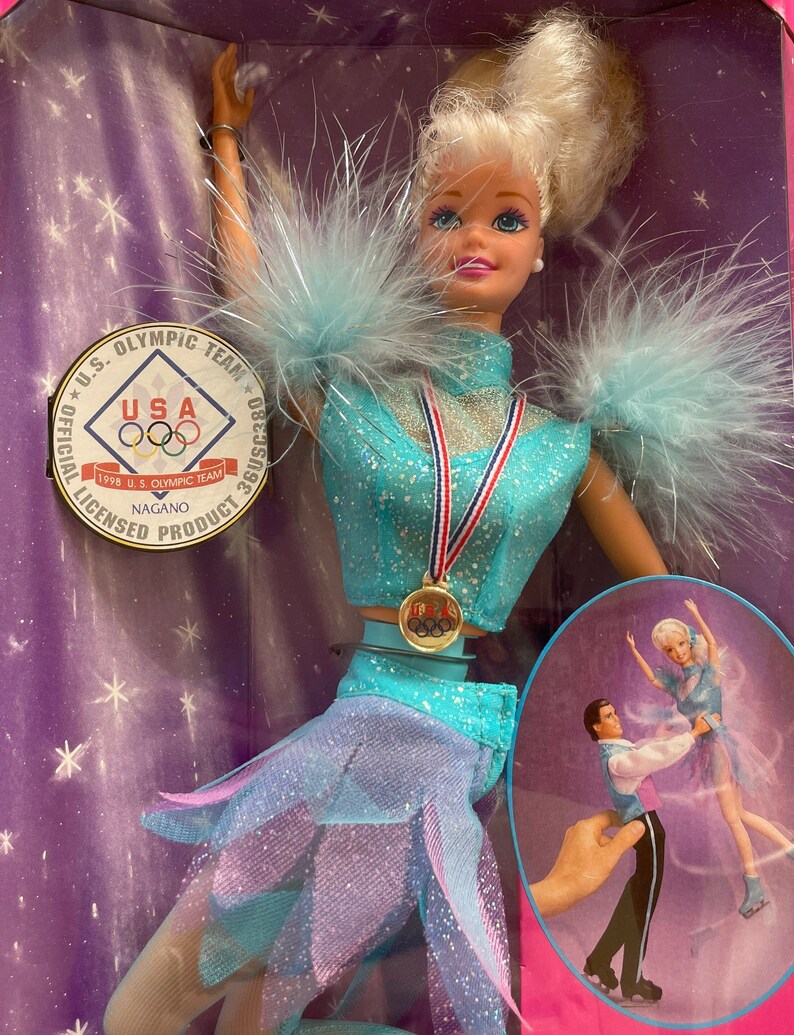1997 Olympic Skater Barbie, Tara Lipinski World Champion Figure Skater ...