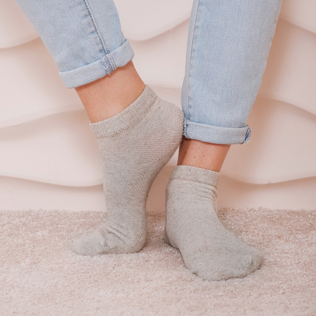 Organic Linen Socks (set of 2). Socks Women 2 Pairs. Casual Socks, Cute ...