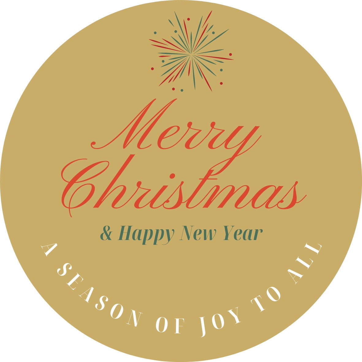 Digital Printable Christmas Gift Stickers, Holiday Gift Stickers ...