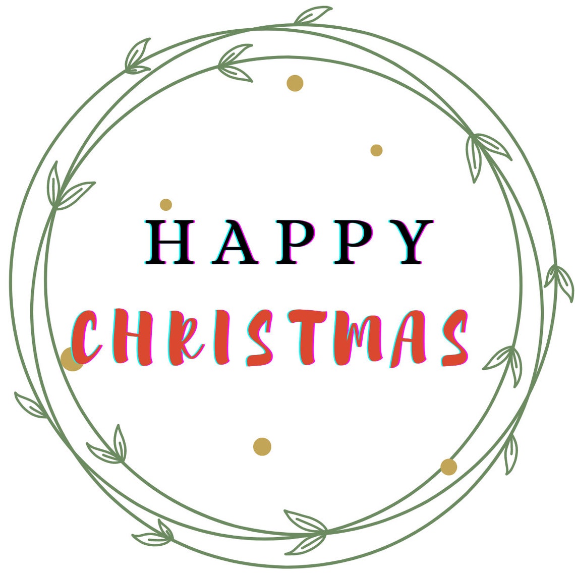 Digital Printable Christmas Gift Stickers, Holiday Gift Stickers ...