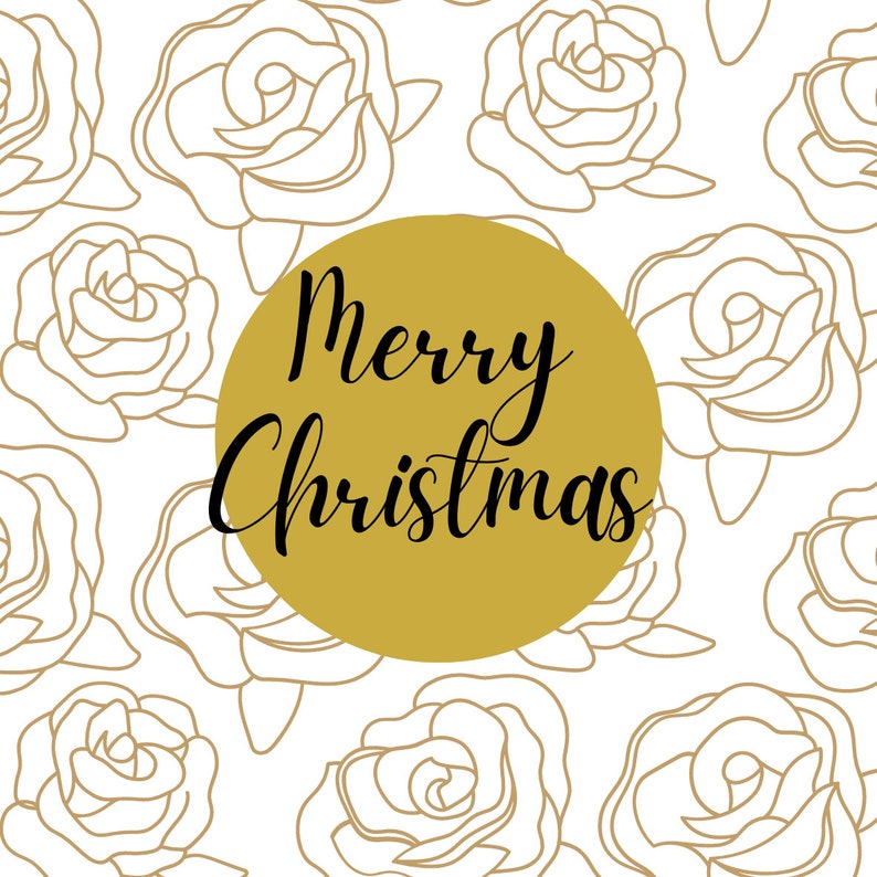 Printable Christmas Gift Tags, Elegant Gold & White Holiday Tags ...