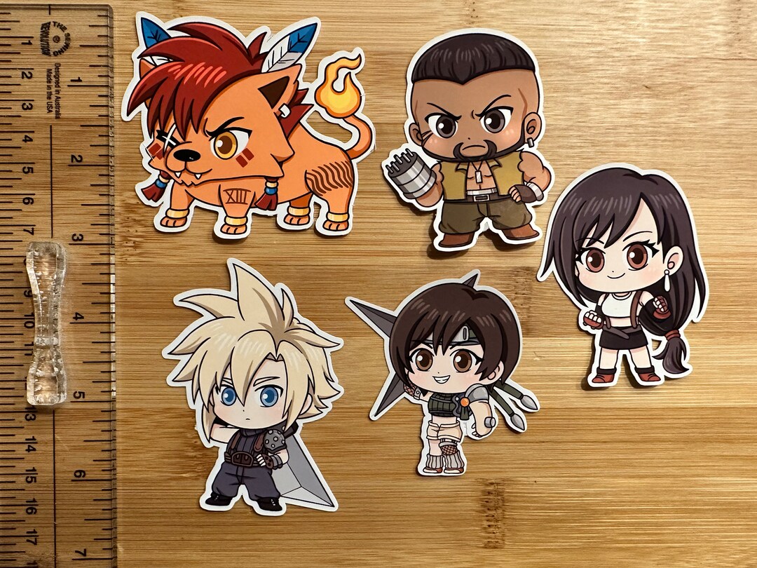 FF7 Chibi Set - Etsy