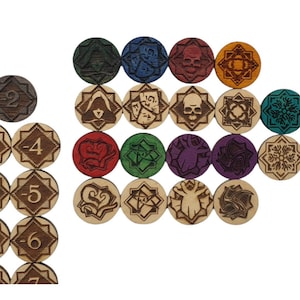 Arkham Horror LCG - Set of Wooden Chaos Tokens, 72pcs - Etsy