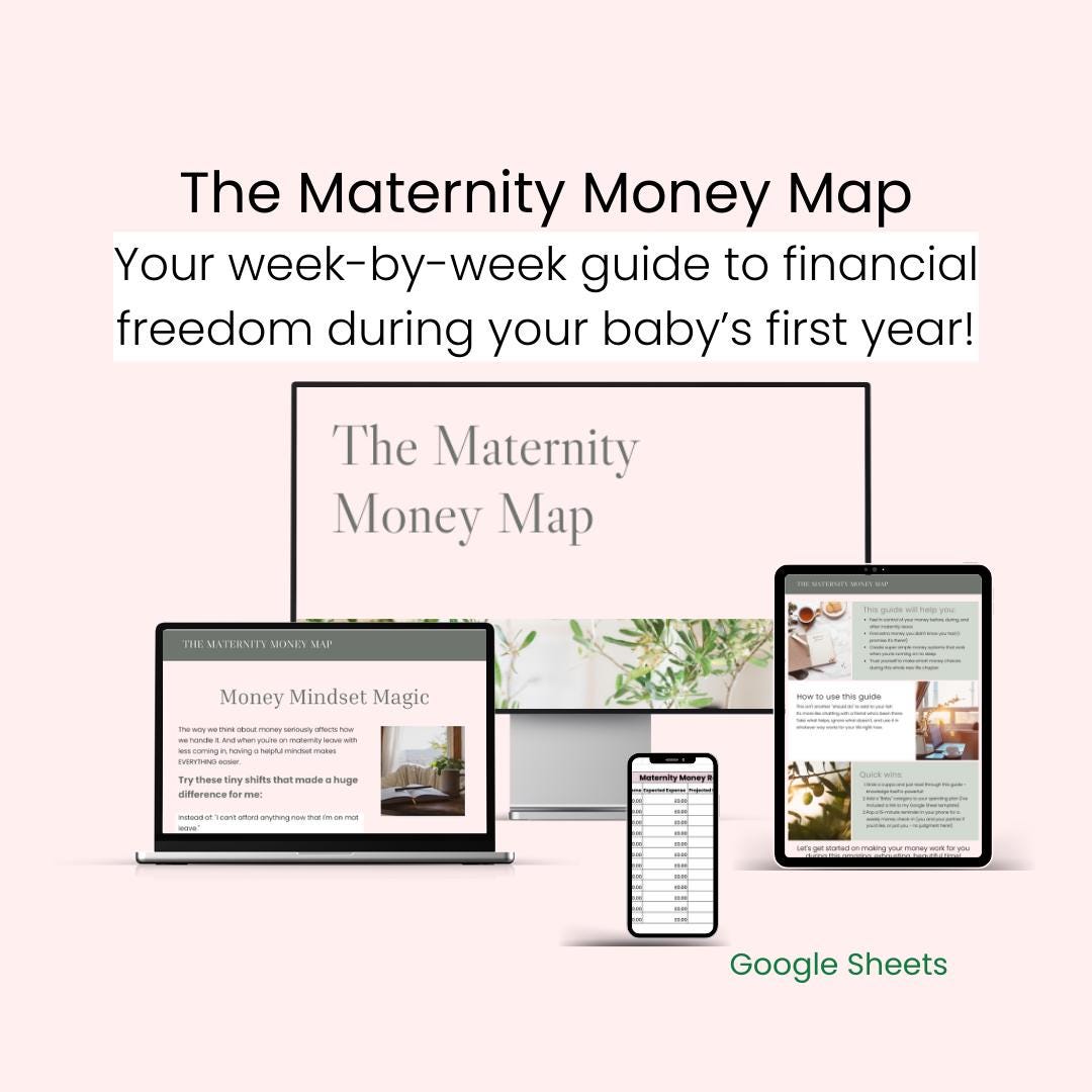 The Maternity Money Map: Digital Financial Guide for Maternity Leave ...