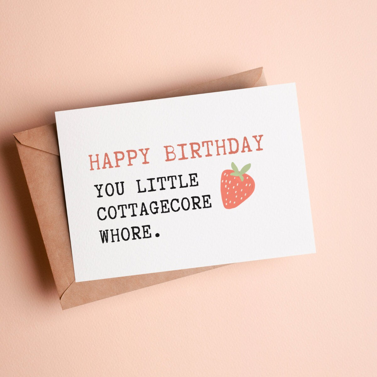 Cottagecore Birthday Card Funny Birthday Card for Friend - Etsy