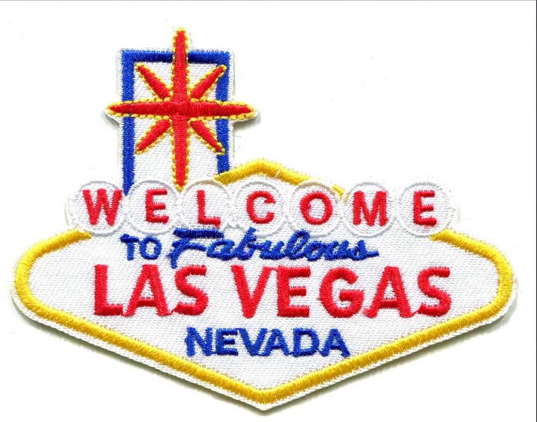 Las Vegas Sign Patch Iron on Patch Ready Embroidered Brand New AMAZING ...