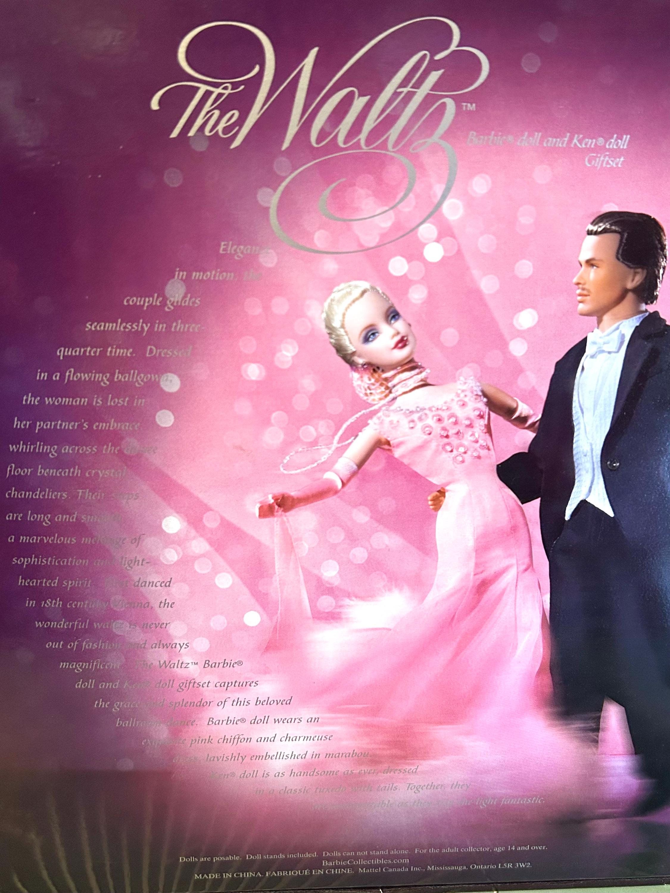 Vintage 2003 the Waltz Barbie and Ken Doll Limited Edition Barbie ...