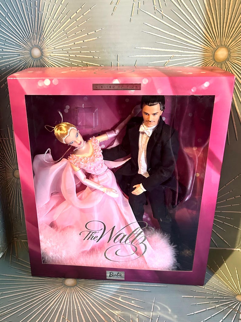 Vintage 2003 the Waltz Barbie and Ken Doll Limited Edition Barbie ...