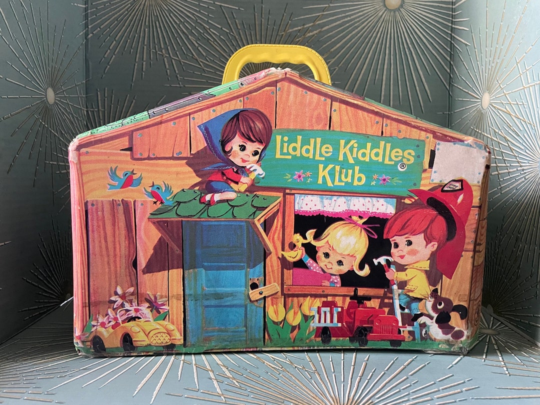 Vintage 1965 Liddle Kiddles Klub House Playset Case by Mattel Mid ...