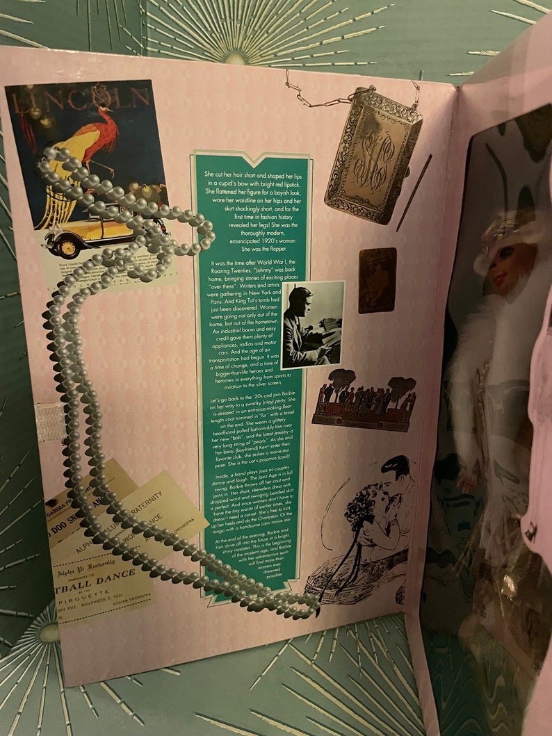 Vintage 1993 the Great Eras Collection Series 1920s Flapper Barbie by ...
