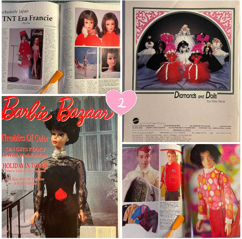 Your Choice: Rare Vintage Early 1990s Barbie Bazaar Magazines ...