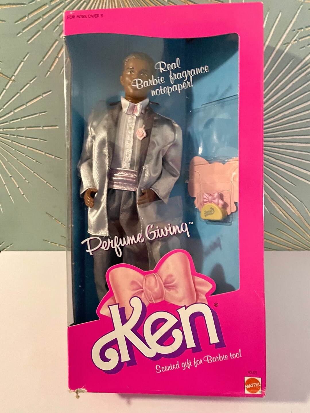 Rare 1987 Vintage Mattel Perfume Giving Ken African American Barbie ...