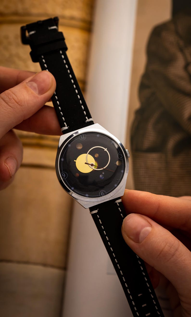Vintage RAKETA Kopernik Watch: Sun-moon Hands, Solar System Dial - Etsy