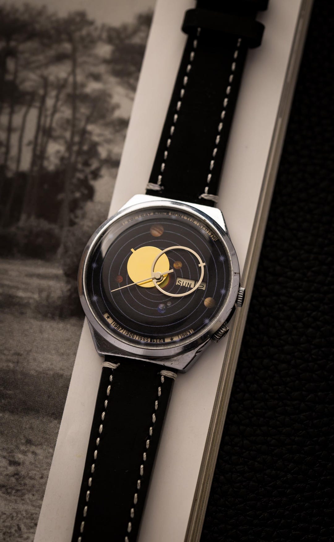 Vintage RAKETA Kopernik Watch. Sun-moon Hands. Сustom Dial-solar System ...