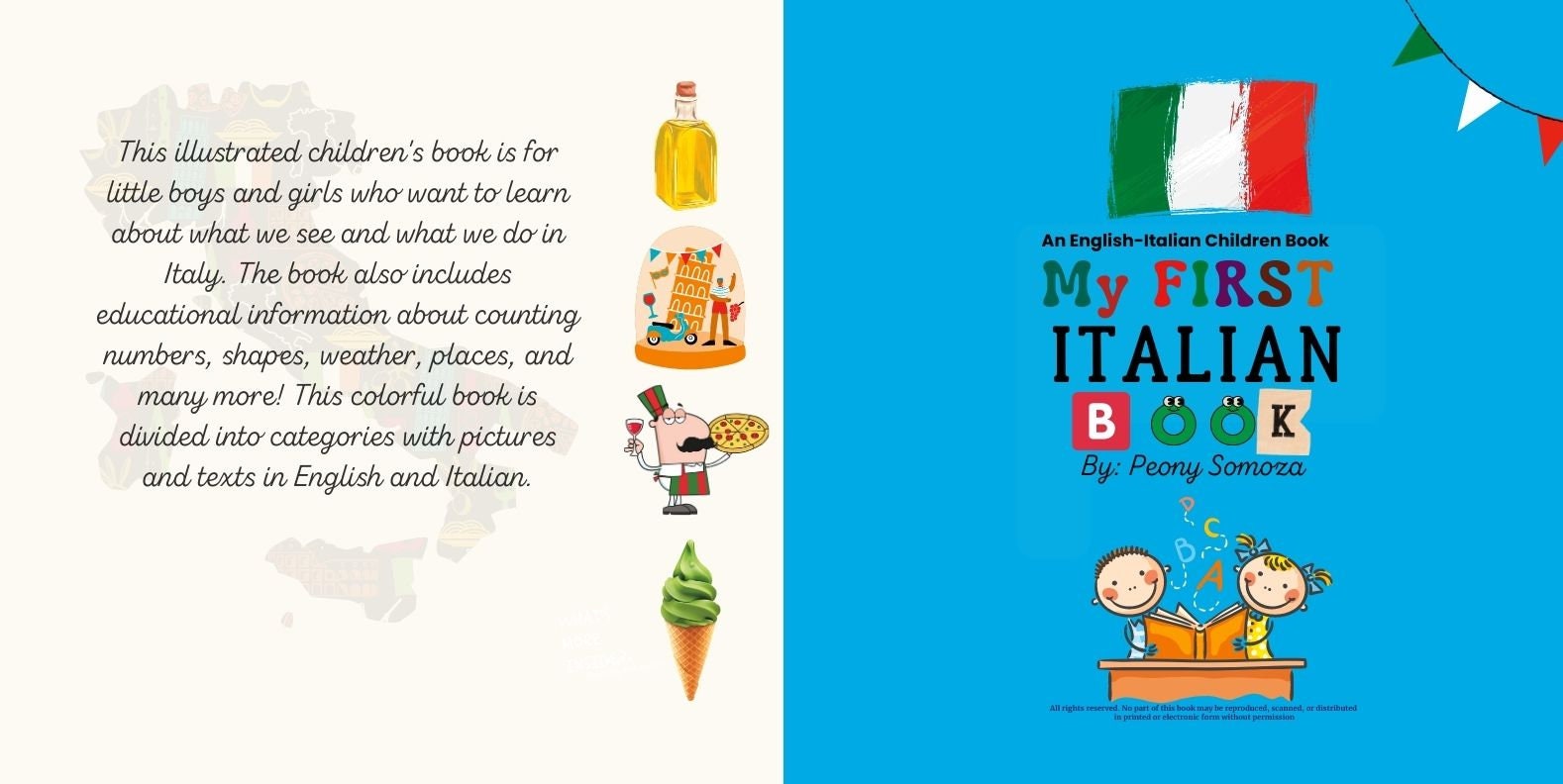 My First Italian Book Il Mio Primo Libro Italiano Learning English ...