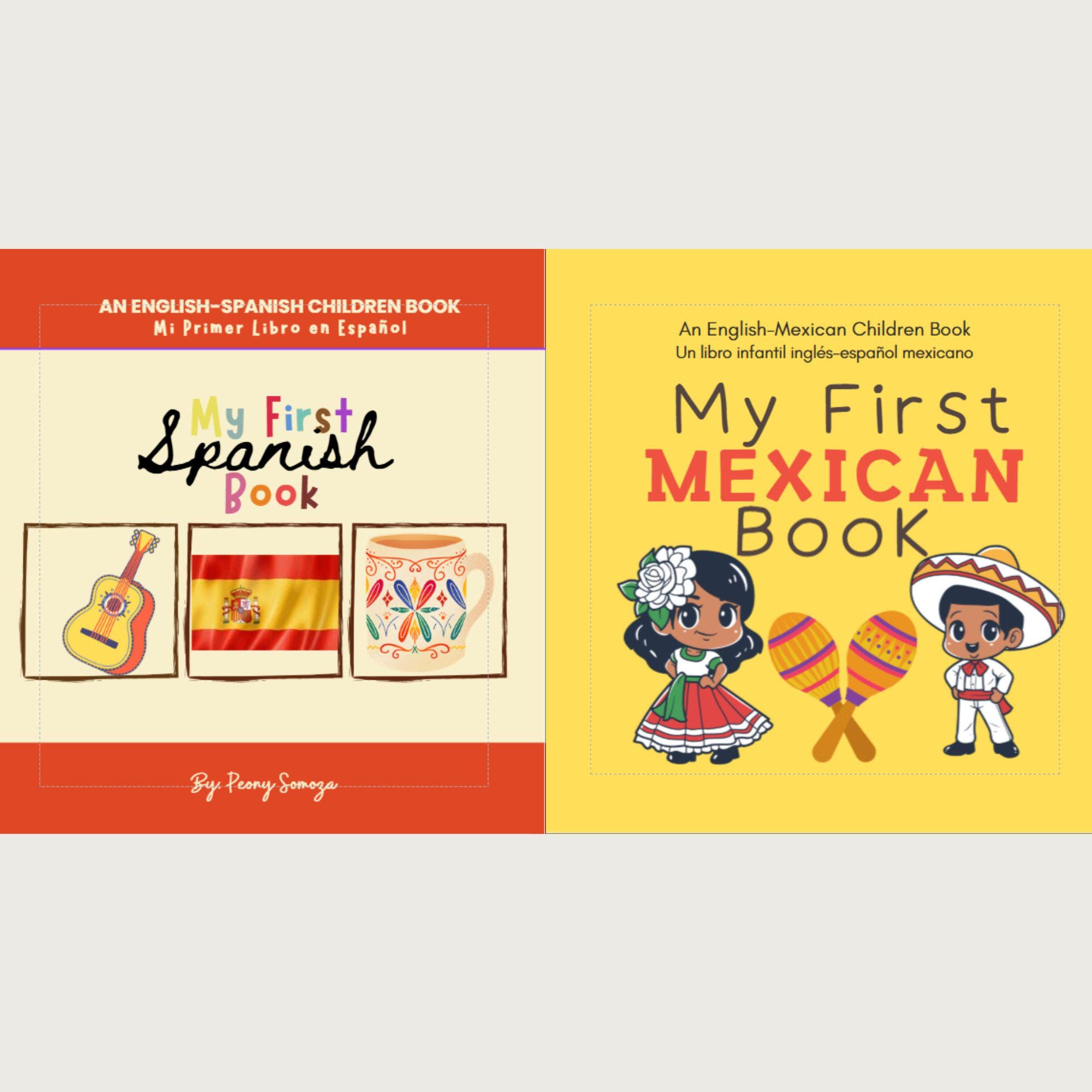 Spanish English Children's Book, Bilingual Learning , Mexican English ...