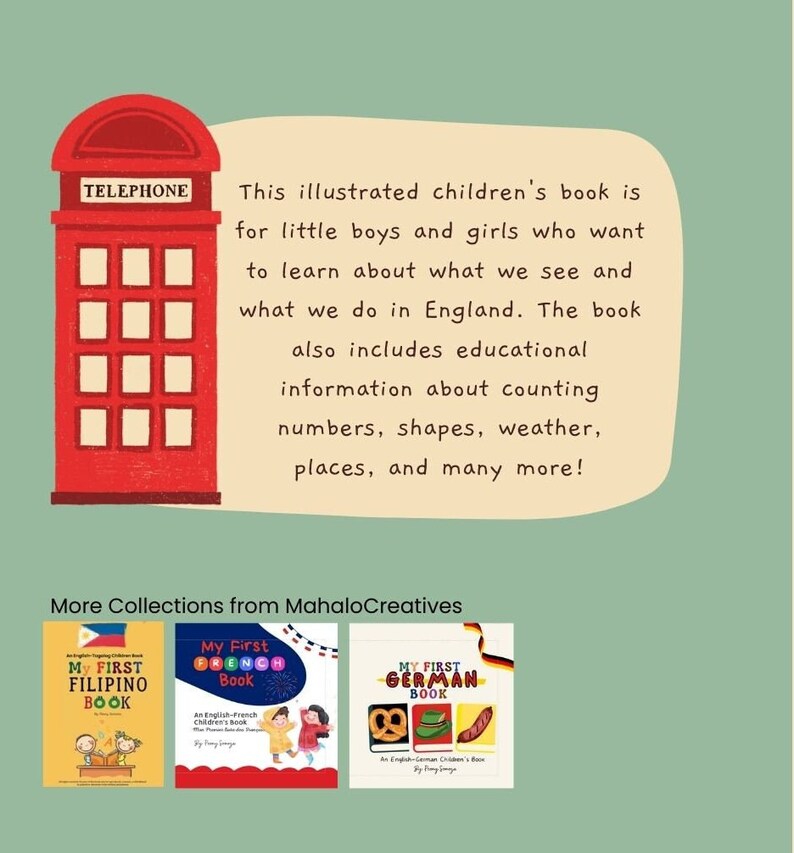 My First English Book: Children Book Ideas Learning English for Kids ...