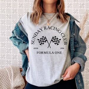 Sunday Racing Club Unisex Tee Formula One Merch Aesthetic F1 - Etsy