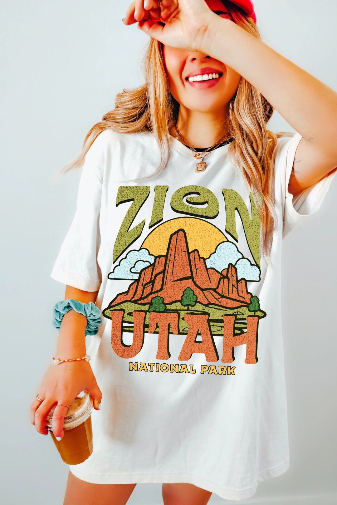 Zion National Park Tee UNISEX Comfort Colors® Hiking Shirt Adventure ...