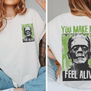 Frankenstein Shirt Comfort Colors® Vintage Horror Cult Classic Grunge ...