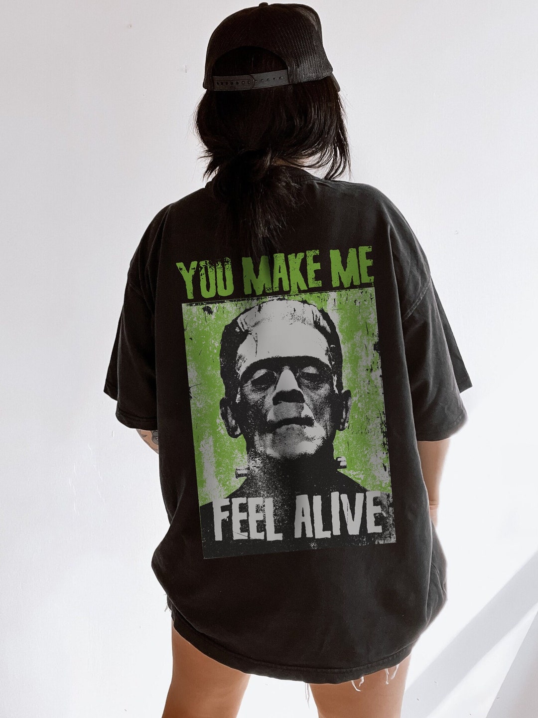 Frankenstein Shirt Comfort Colors® Vintage Horror Cult Classic Grunge ...