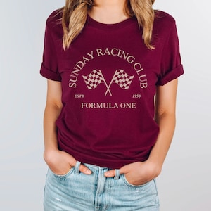 Sunday Racing Club Unisex Tee Formula One Merch Aesthetic F1 - Etsy