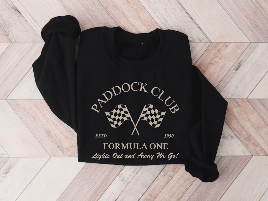 Paddock Club Unisex Sweatshirt Formula One Merch Aesthetic F1 Oversized ...
