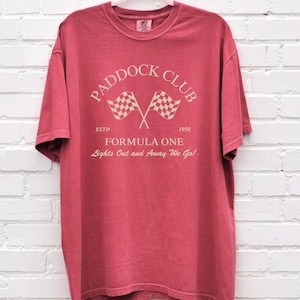 Paddock Club Unisex Tee Comfort Colors® Formula One Merch Aesthetic F1 ...
